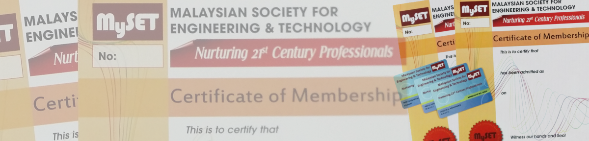 Membership – Malaysian Society for Engineering & Technology